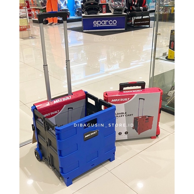 Jual Troly lipat / foldable trolley 25kg | Shopee Indonesia