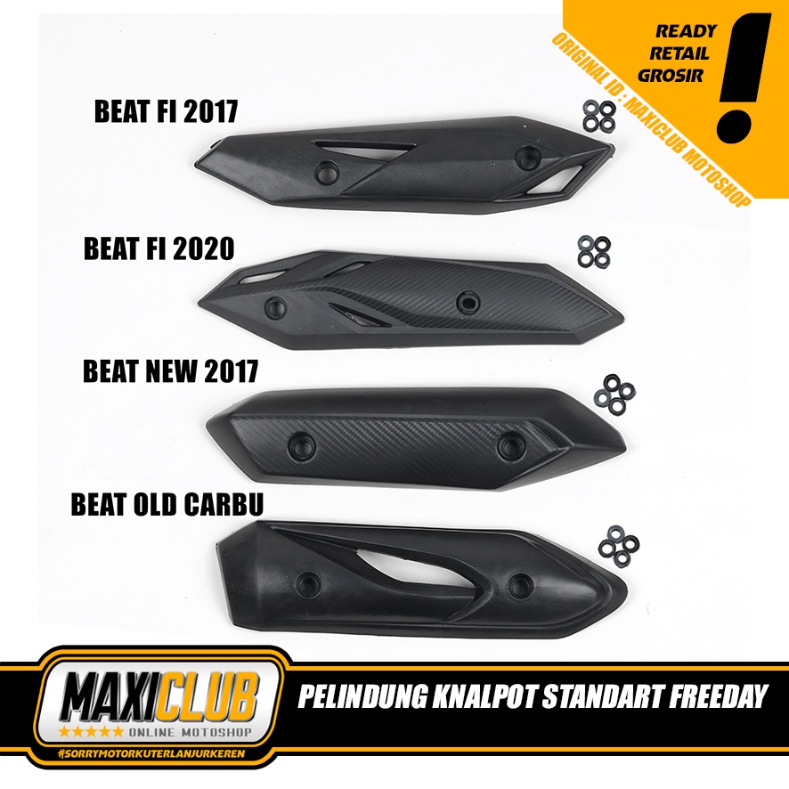 Jual Cover Pelindung Knalpot Tutup Knalpot Standar Beat FI 2017 Beat FI 2020 Beat New 2017 Beat ...