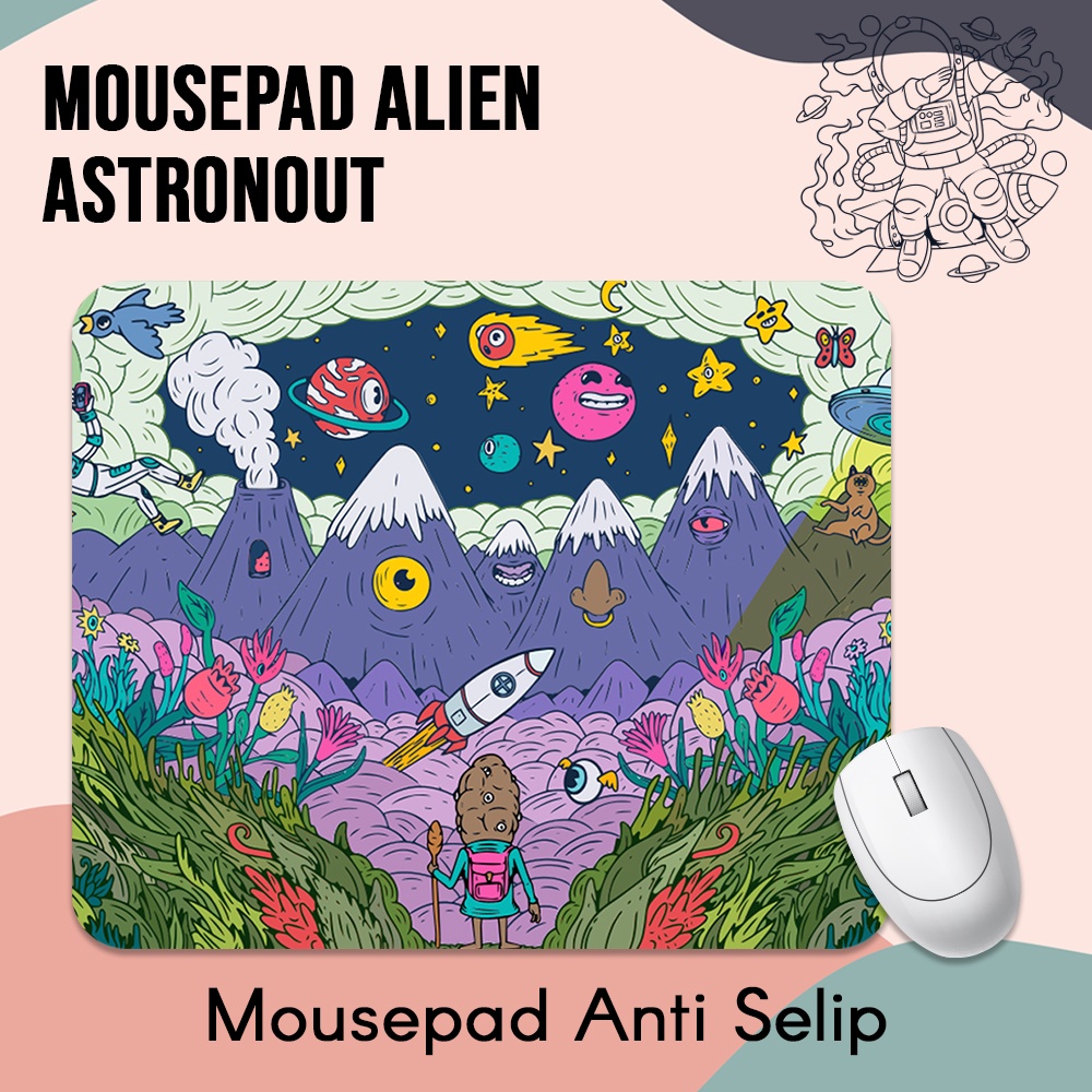 Jual Mousepad Gaming Lucu Besar RGB Alien | Shopee Indonesia