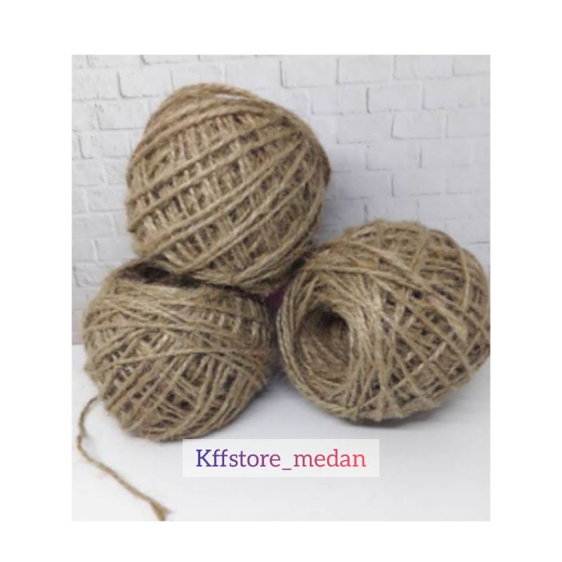 Jual Tali Rami 1ply, 2ply & 3ply Panjang 50m (Dijual Per Gulung/Per ...