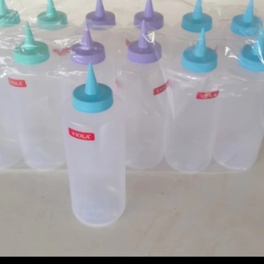 Jual Botol Saos Citos 500ml / Botol Kecap Mayonaise / Viola 500mil ...