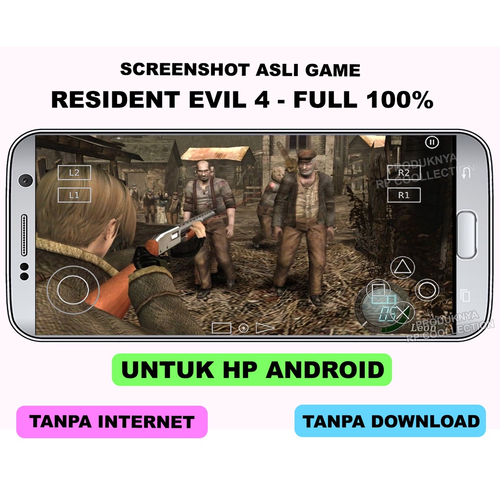 Jual Untuk HP Android Game Resident Evil 4 PS2 Full Tamat 100% MicroSD ...