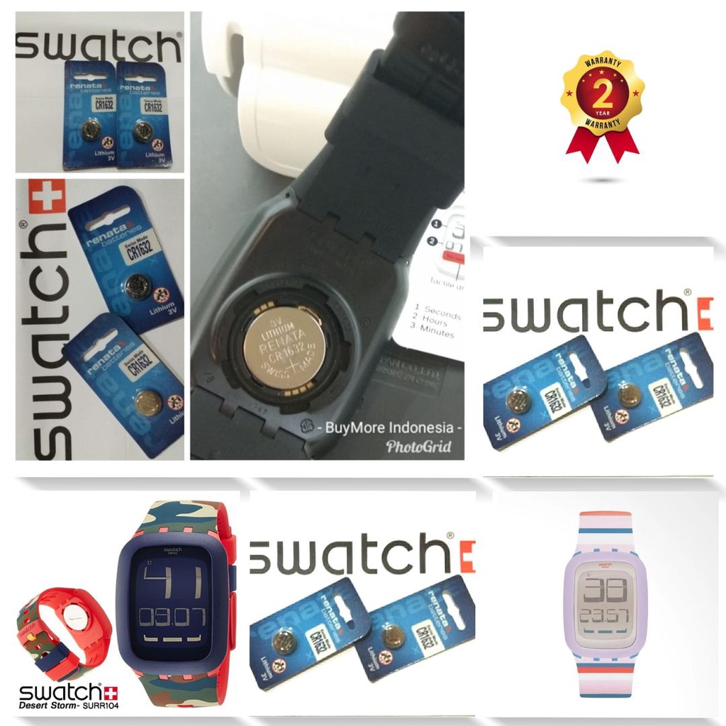 Jual Baterai Swatch Touchscreen Original Batre Battery Swiss Made Of Swatch | Shopee Indonesia