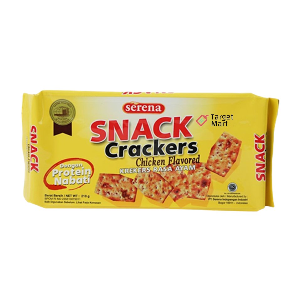 Jual Serena Snack Crackers Rasa Ayam dengan Protein Nabati | Shopee ...
