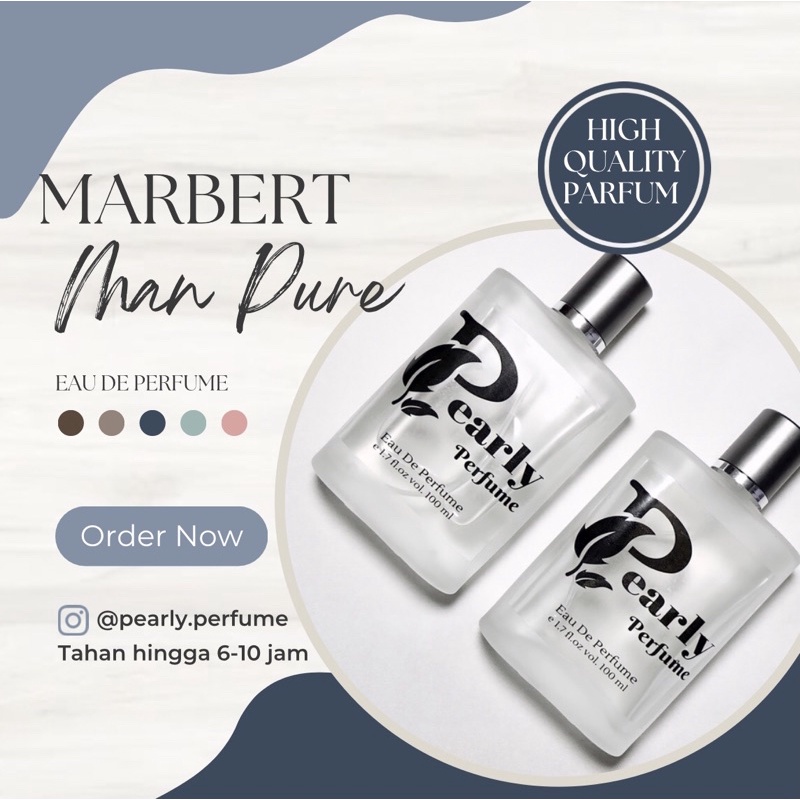Jual PARFUM MARBERT MEN PURE / 15ml / 20ml / 35ml / 50ml / 100ml / BEST ...
