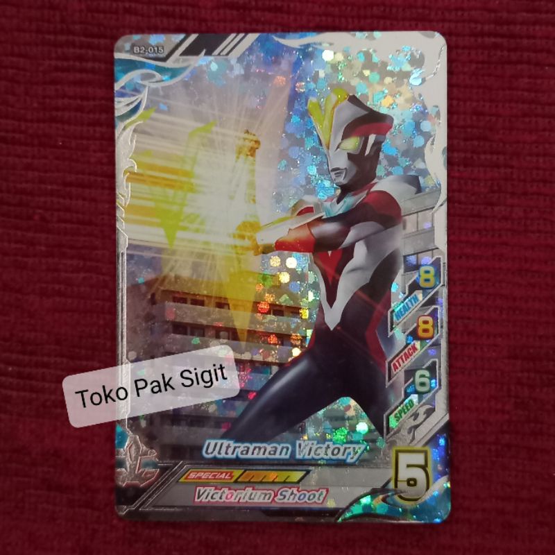 Jual Kartu Ultraman Victory B2-015 SR Ultraman Fusiin Fight RB Versi 2 | Shopee Indonesia