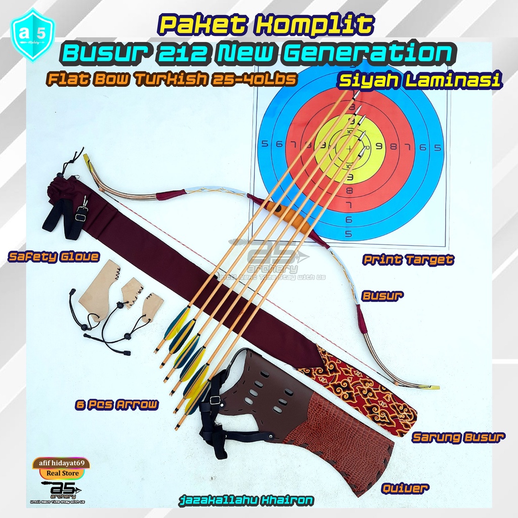 Jual Busur Paket Komplit Busur Fiber Efg Turkish Remaja Dewasa Siyah ...