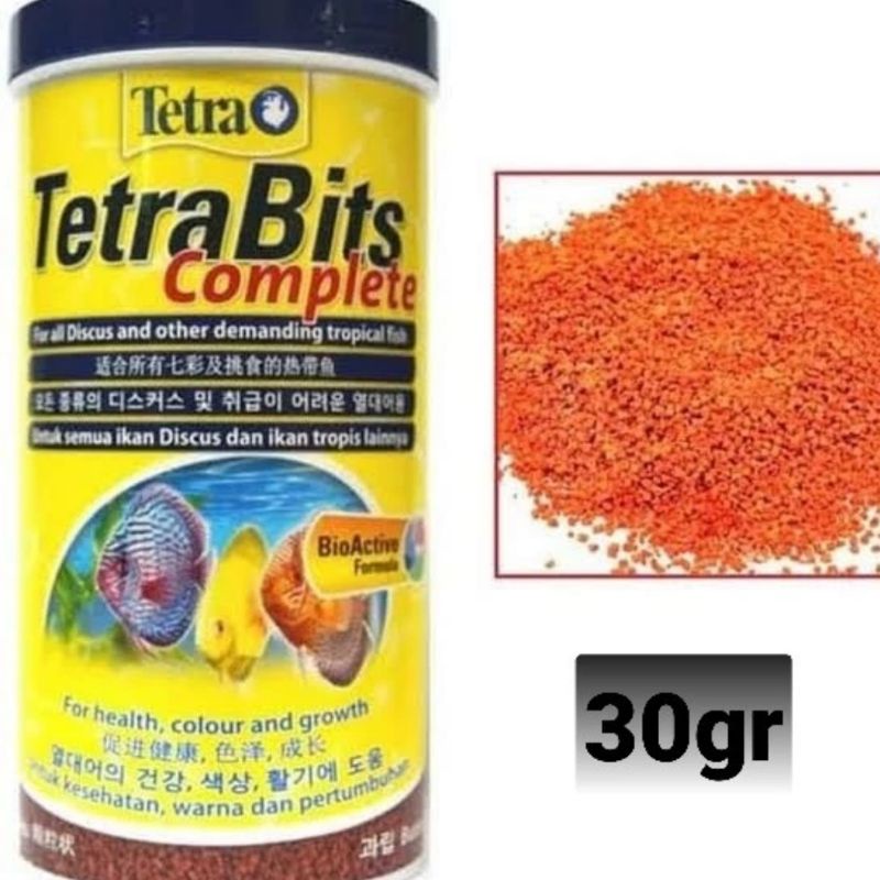 Jual Tetra bits pakan ikan 30 gram Tetrabit Tetrabits 30gr Complete ...