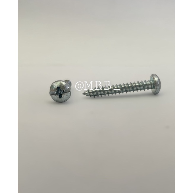 Jual Sekrup JP / Skrup Tapping / Skrup Kepala Bulat (+) 10 x 1 1/4 Per ...