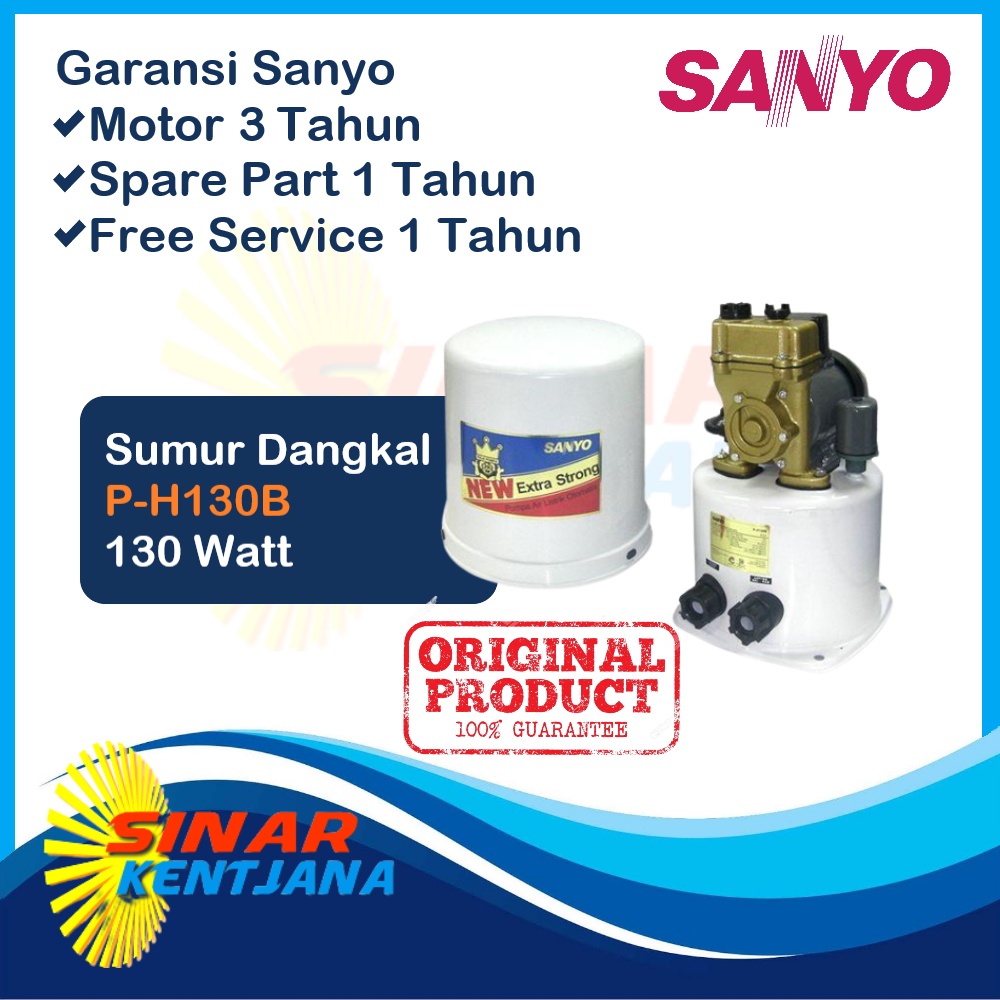 Jual Pompa Sanyo PH-130 B - Sumur Dangkal Otomatis | Shopee Indonesia