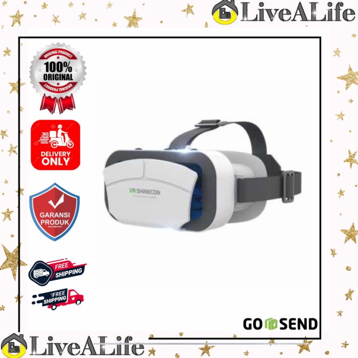 Jual Shinecon VR Box IMAX Giant Screen Virtual Reality Glasses - G12 | Shopee Indonesia