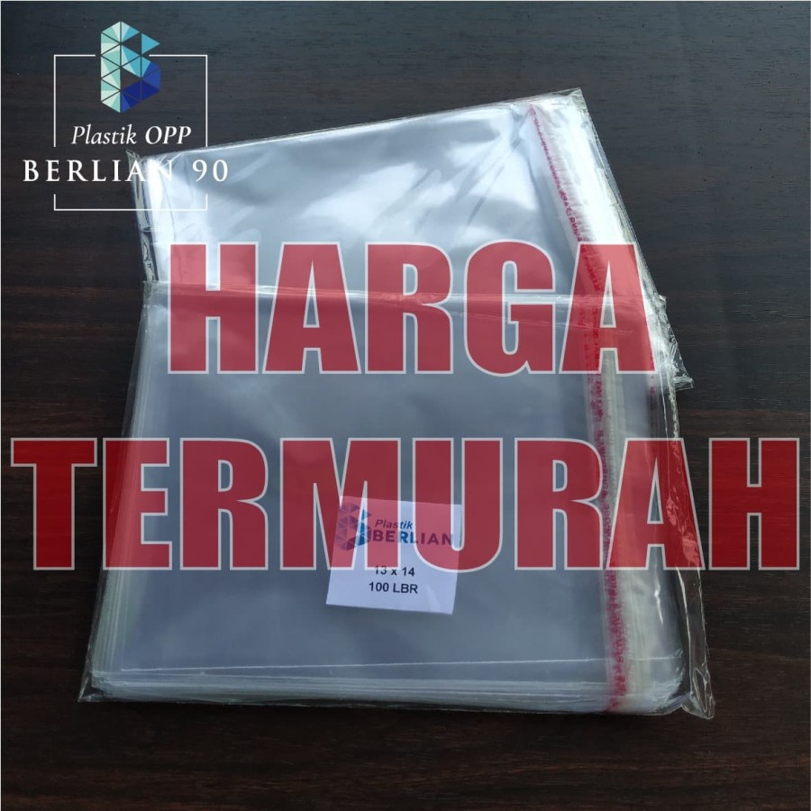 Jual 14x14 cm Plastik Opp Seal / Plastik Opp Lem Tebal 20 Micron | Shopee Indonesia