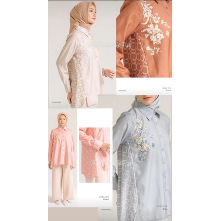 Jual Siera Top Riamiranda Blouse Kemeja Atasan RM Ria Miranda Original ...