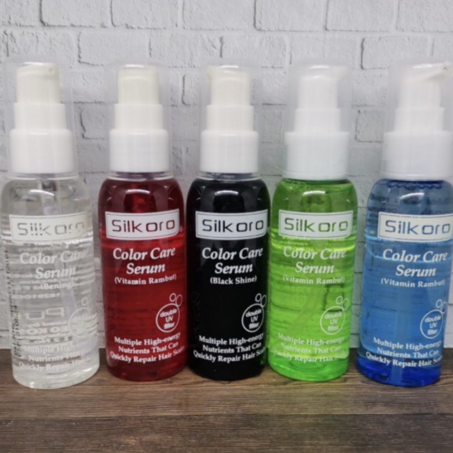 Jual SILKORO HAIR SERUM 80ML Colour Care Serum - MERAH 80ML | Shopee ...