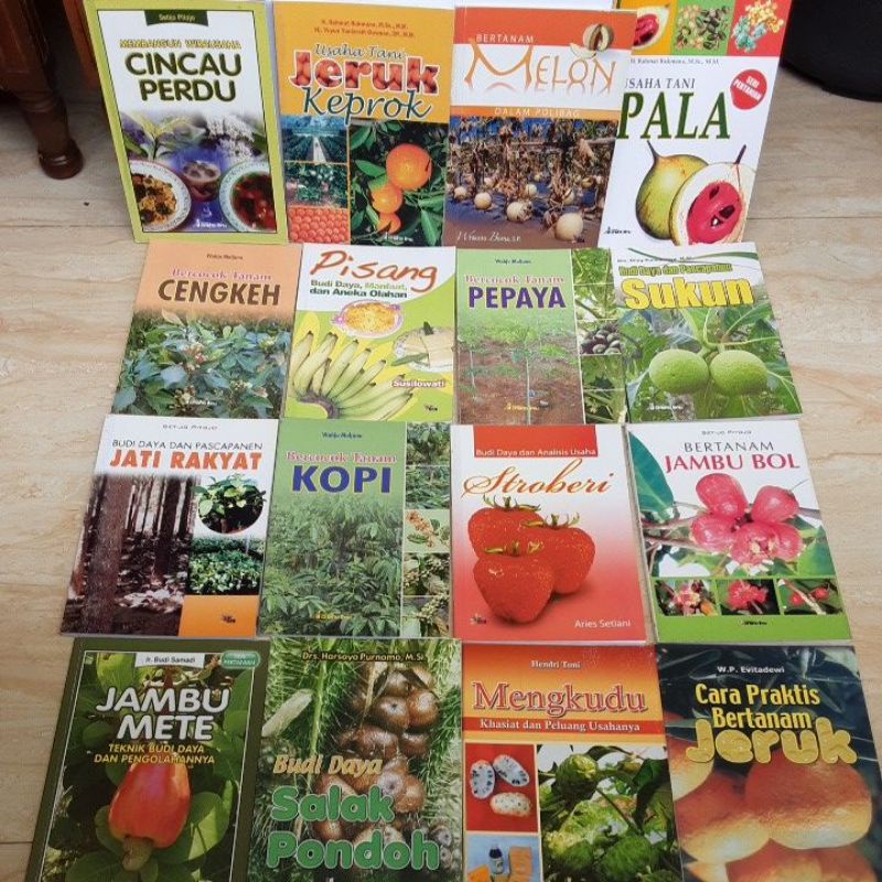 Jual Buku nonfiksi cara Budidaya tanaman jeruk pala kopi pohon jati ...