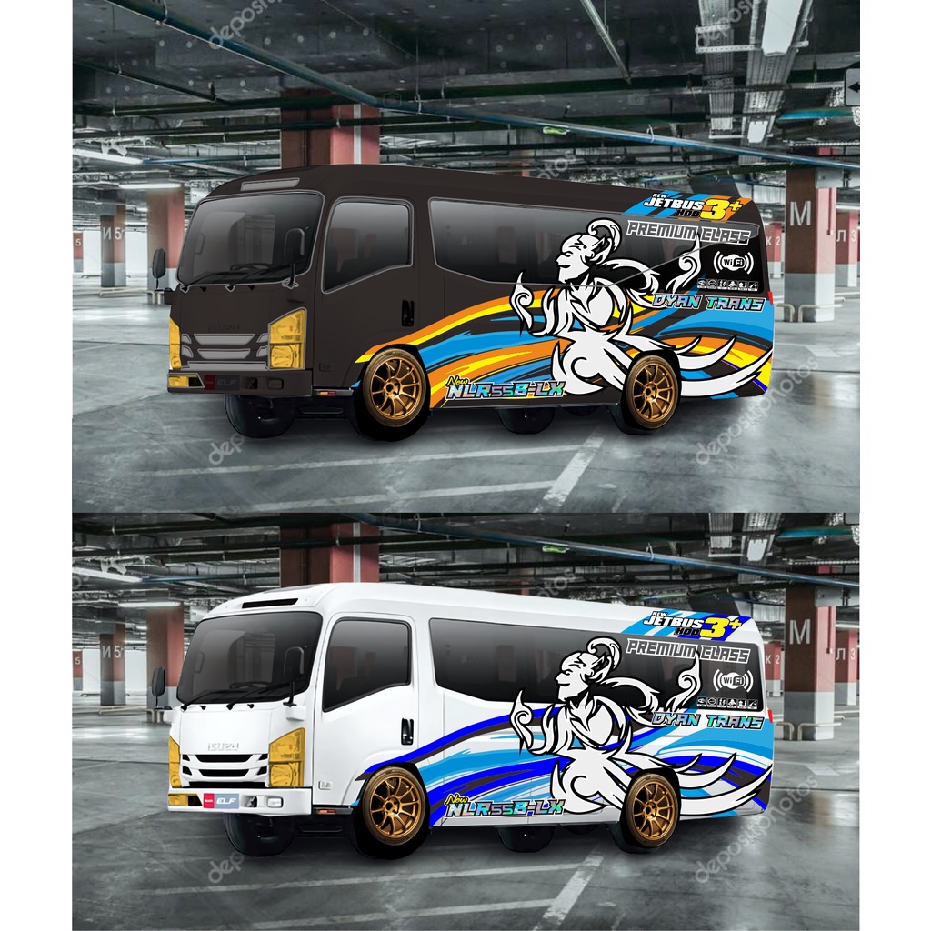 Jual STIKER STICKER IZUZU ELF DAN HIACE | Shopee Indonesia