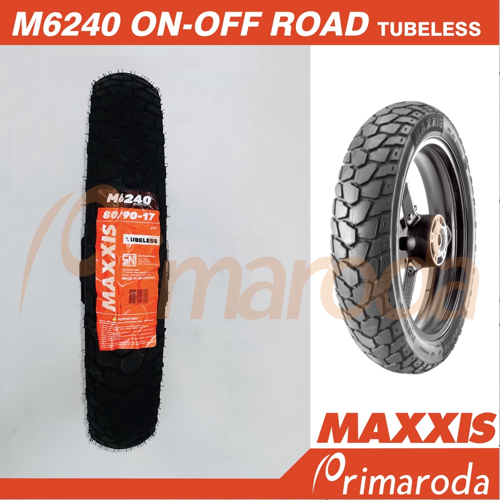 Jual Ban Belakang Honda Supra X 125 Tubeless 80/90-17 Maxxis M6240 On ...