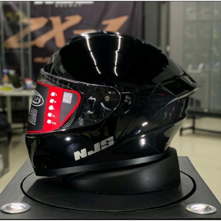 Jual Helm NJS FULL FACE ZX-1 Solid | Shopee Indonesia