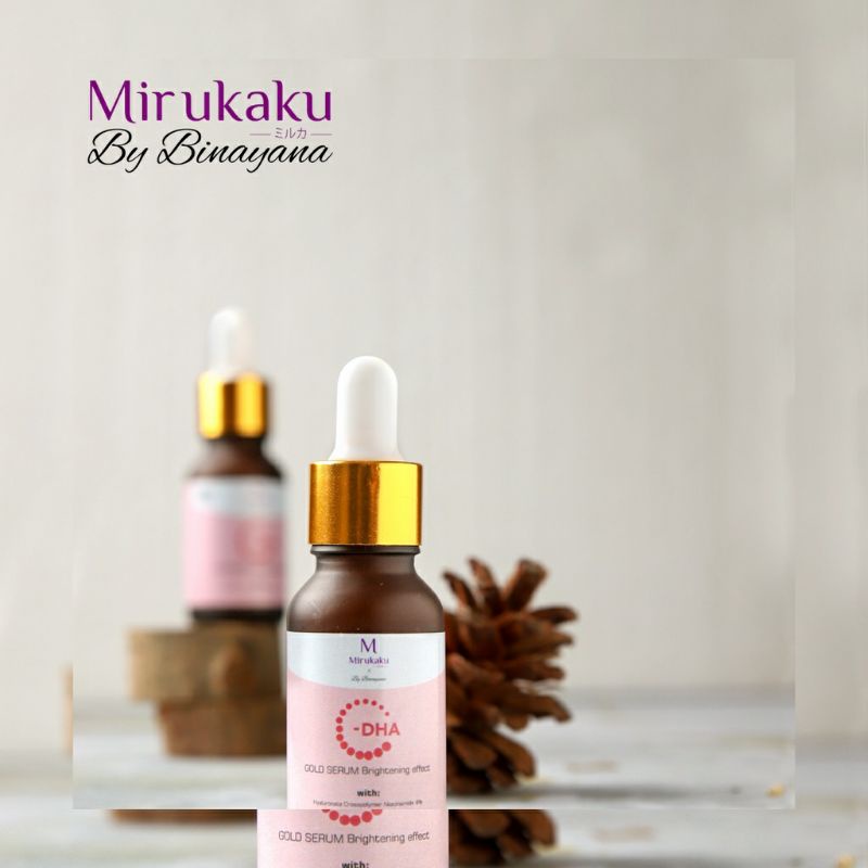 Jual Mirukaku C-DHA Gold Serum Brightening Effect | Shopee Indonesia