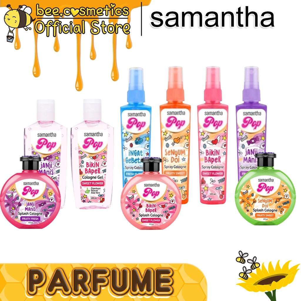 Jual SAMANTHA COLOGNE / PARFUME / BODY MIST SERIES ( SPRAY / SPLASH ...