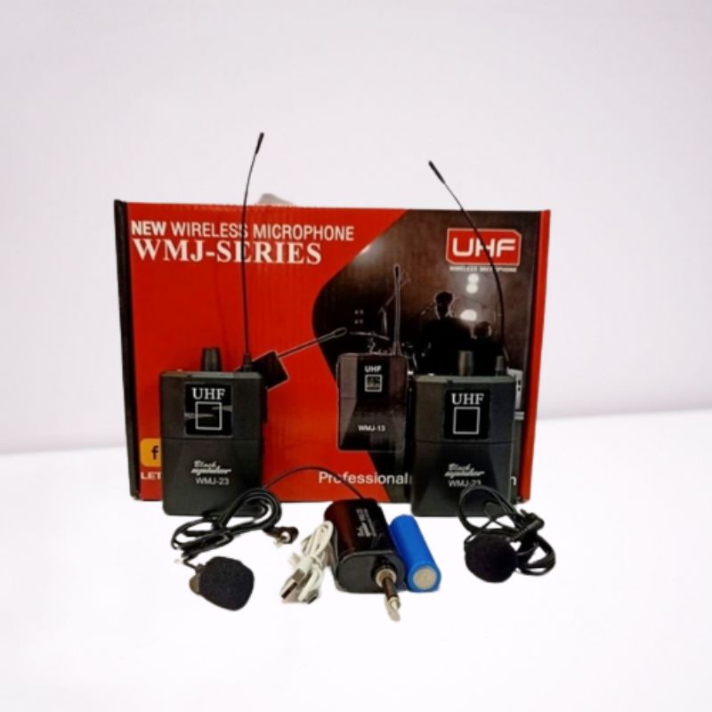 Jual Mic Wireless Black Spider Clip On Mik Jepit Wireless Blackspider ...