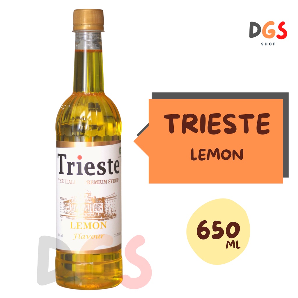 Jual Syrup Trieste Lemon - Sirup Rasa Lemon - 650 ml | Shopee Indonesia