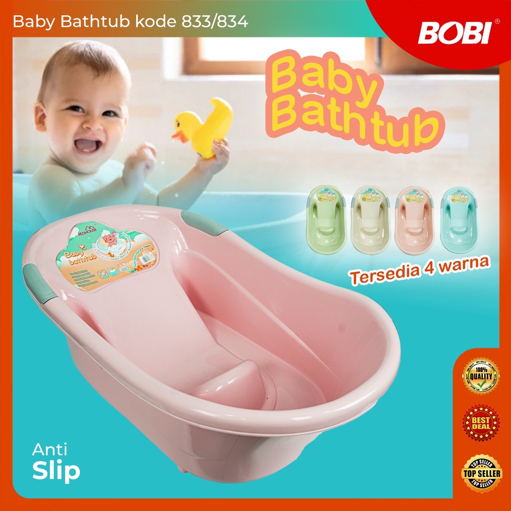 Jual Baby Bathtub LARGE Bobi / Bak Mandi Bayi Premium Warna Pastel ...