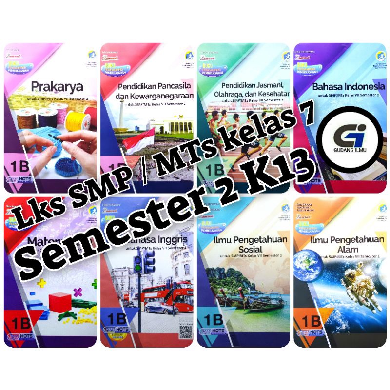 Jual Buku LKS SMP / MTs Kelas 7 VII Semester 2 K13 I zamrud l putra ...