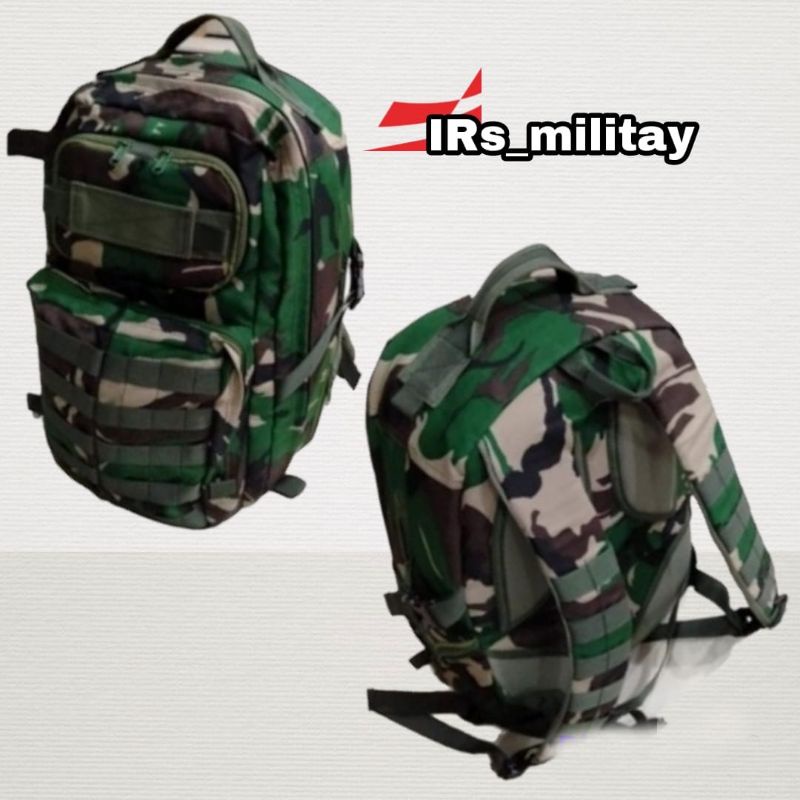 Jual Tas Ransel ARMY Loreng TNI Model jatah terbaru kualitas Jatah ...