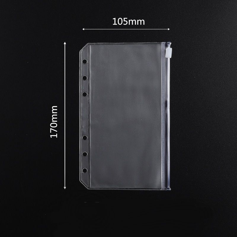 Jual A6 A7 Binder Pocket Kantong / Ziplock bag / Pouch / Zipper PVC Diary Notebook 6 Ring ...
