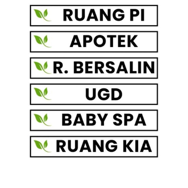 Jual Sign Label Custom akrilik papan nama ruangan | Shopee Indonesia