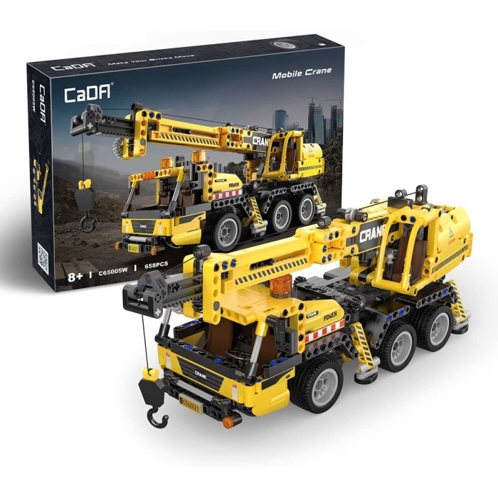 Jual Double E CADA Bricks Mobile Crane C65005W Hobby And Toy Collection ...