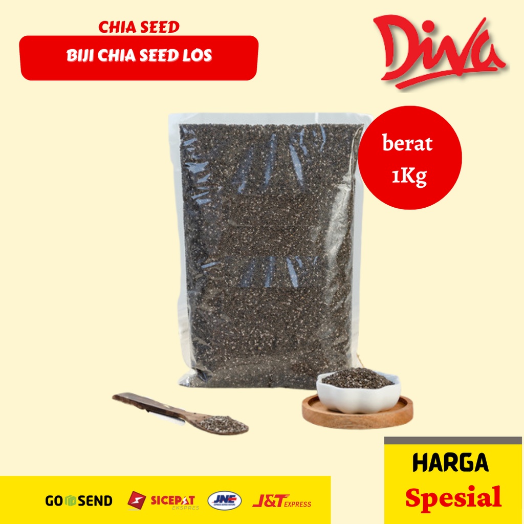 Jual Biji Chia Seed 1kg | Biji Chia Seed LOS / Repak | Shopee Indonesia