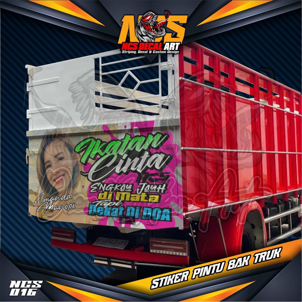 Jual Stiker Decal Pintu Bak Belakang All Truk Custom Bisa Request Foto ...