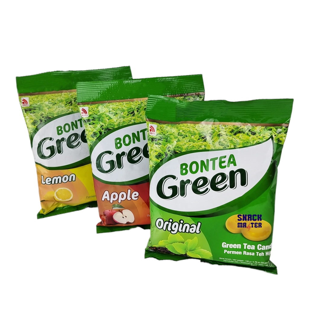 Jual Permen Bontea Green - Netto 135gr ( 50pcs @2.7gr ) | Shopee Indonesia