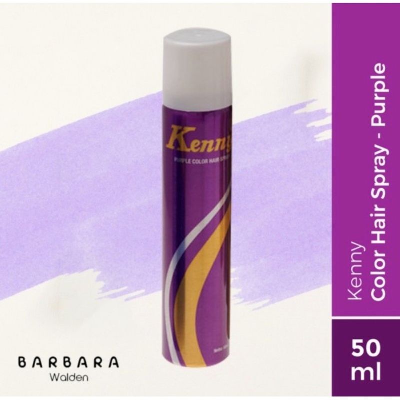Jual Hairspray Kenny / Cat Rambut Semprot Sementara Warna Ungu 50ml ...