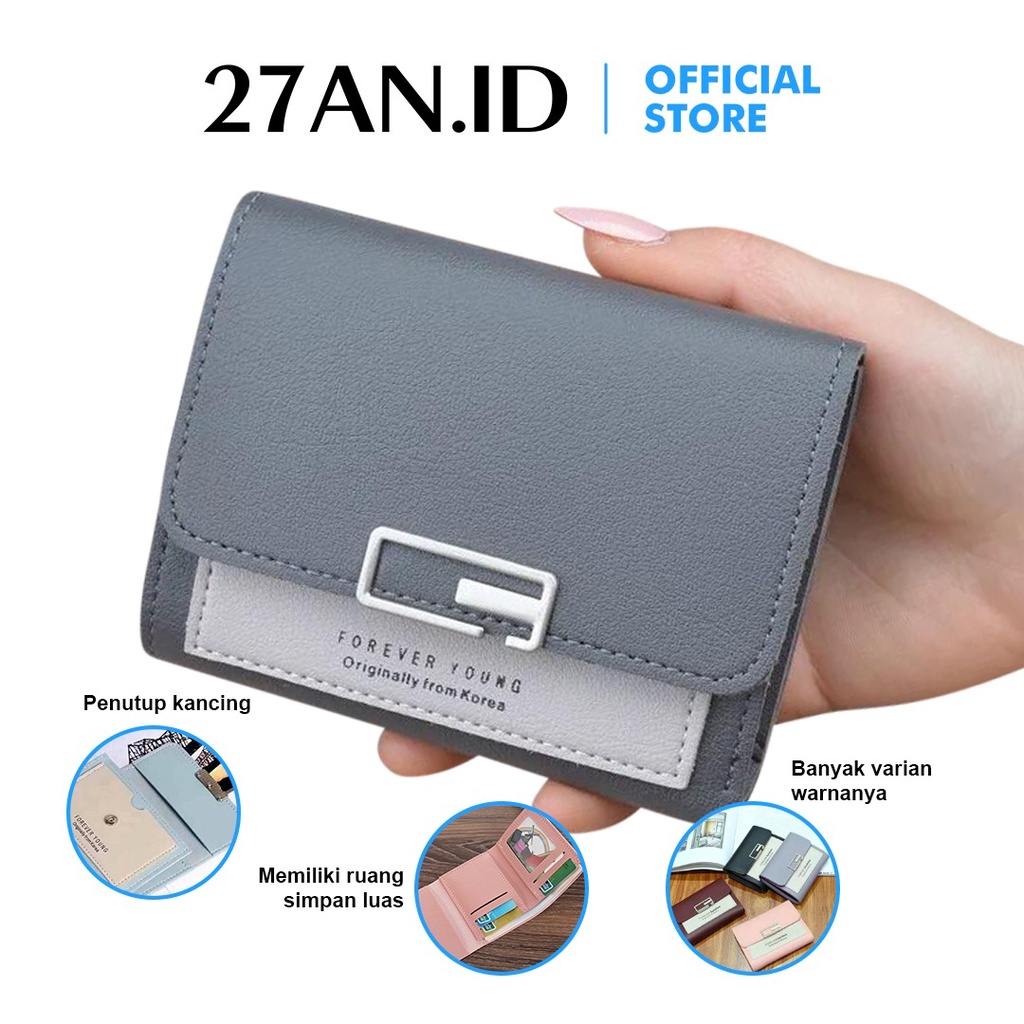 Jual ( 27AN.ID ) Dompet Lipat Wanita D-665 Dompet Lipat Photograph Multifungsi Dompet Fashion ...