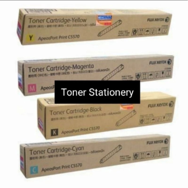 Jual TONER FUJI XEROX APEOSPORT PRINT C5570 BLACK & COLOR ORIGINAL ...