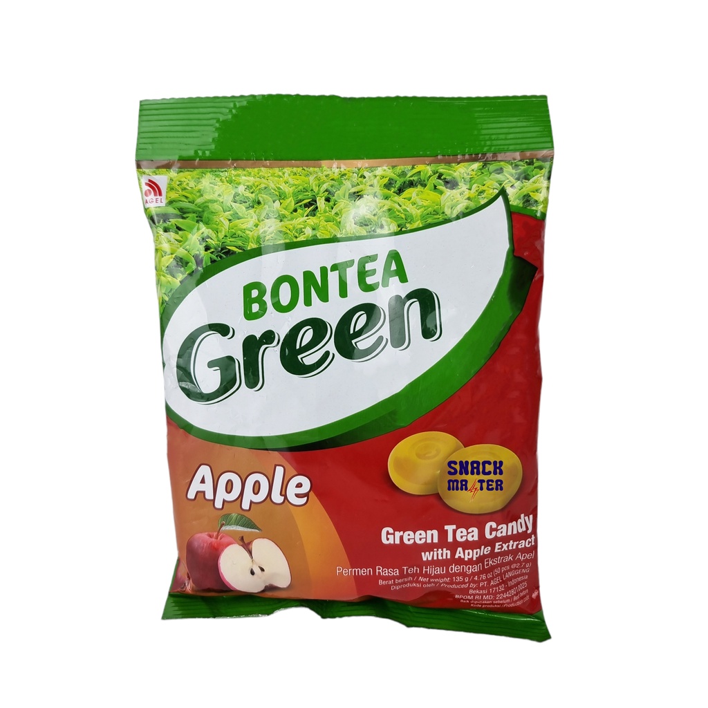 Jual Permen Bontea Green - Netto 135gr ( 50pcs @2.7gr ) | Shopee Indonesia