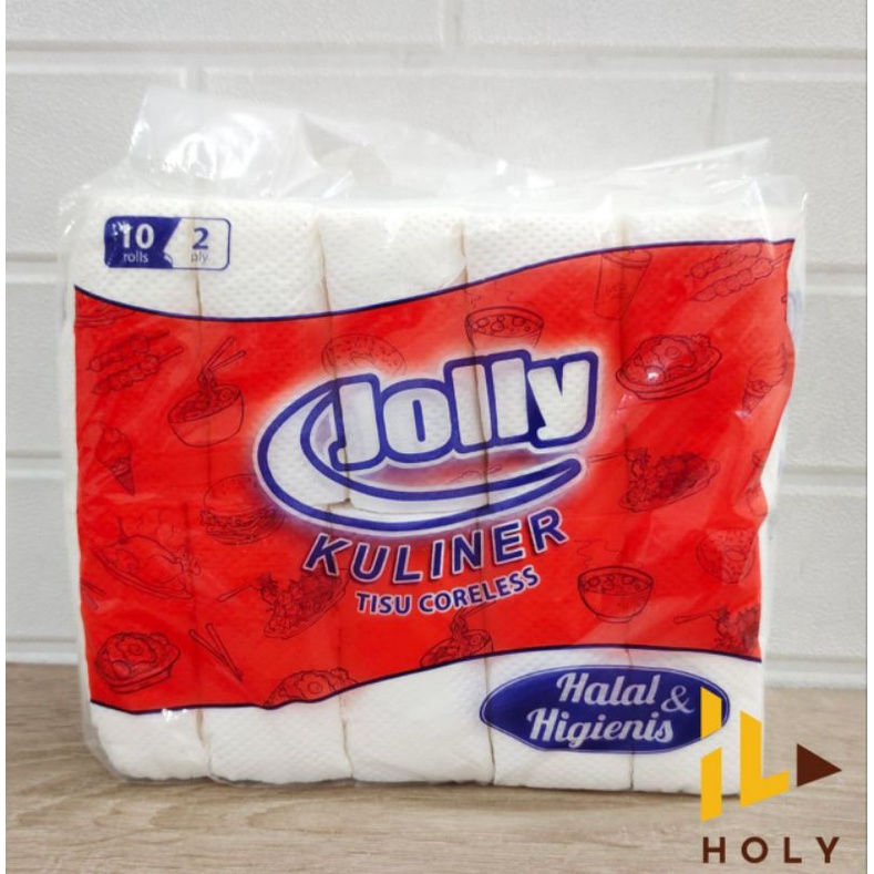 Jual Jolly Tissue Rol Coreless Isi 10 Rol / Tisu Rol Coreless Jolly ...