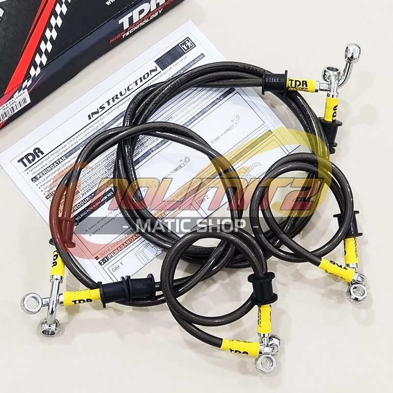 Jual Selang Rem TDR Racing ABS Carbon Depan Belakang Yamaha NMAX All Type | Shopee Indonesia