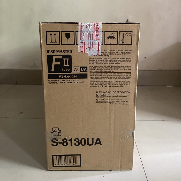Jual Master Riso Type F2 Ukuran A3 Ledger S-8130UA - S6-M030 Master ...