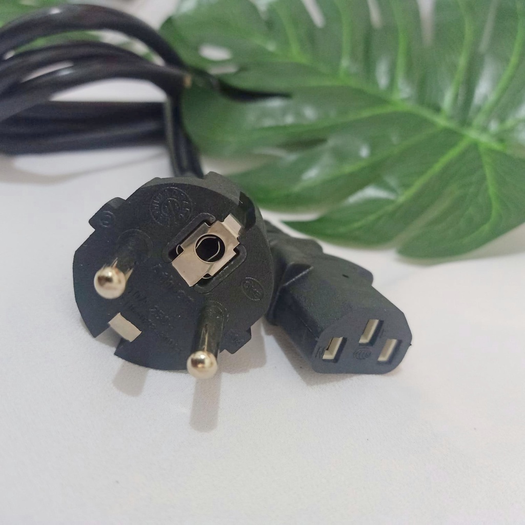 Jual KABEL POWER CPU COMPUTER CABLE PSU KOMPUTER 1,5 METER UPS HITAM ...