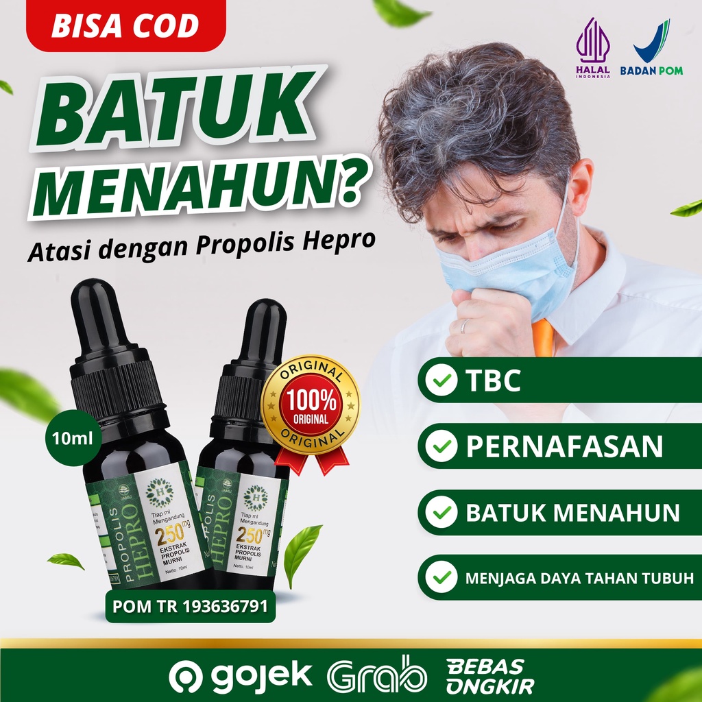 Jual Propolis Hepro Obat TBC Sesak Nafas TB Paru Paru Paru Basah Batuk ...