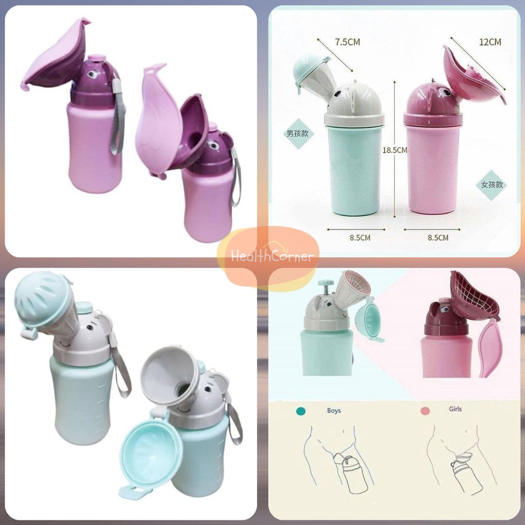 Jual KEOLA Obe New Pee Bottle - Pispot Botol Pipis Anak Travel Portable ...