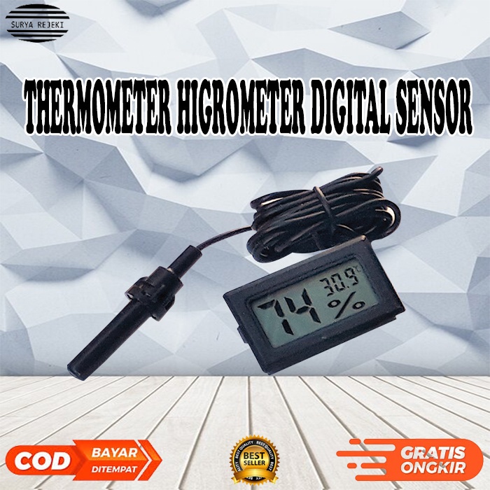 Jual termometer digital thermometer digital higrometer digital ...