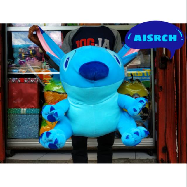 Jual Boneka Stich biru jumbo stitch uk xl jumbo 70cm | Shopee Indonesia