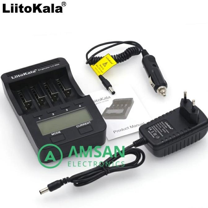 Jual Promo Litokala Lii 500 Liitokala Lii 500 + Adaptor Smart Charger ...