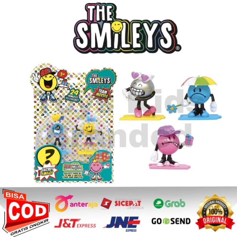 Jual The Smileys Figure Characters 3 pcs | Shopee Indonesia