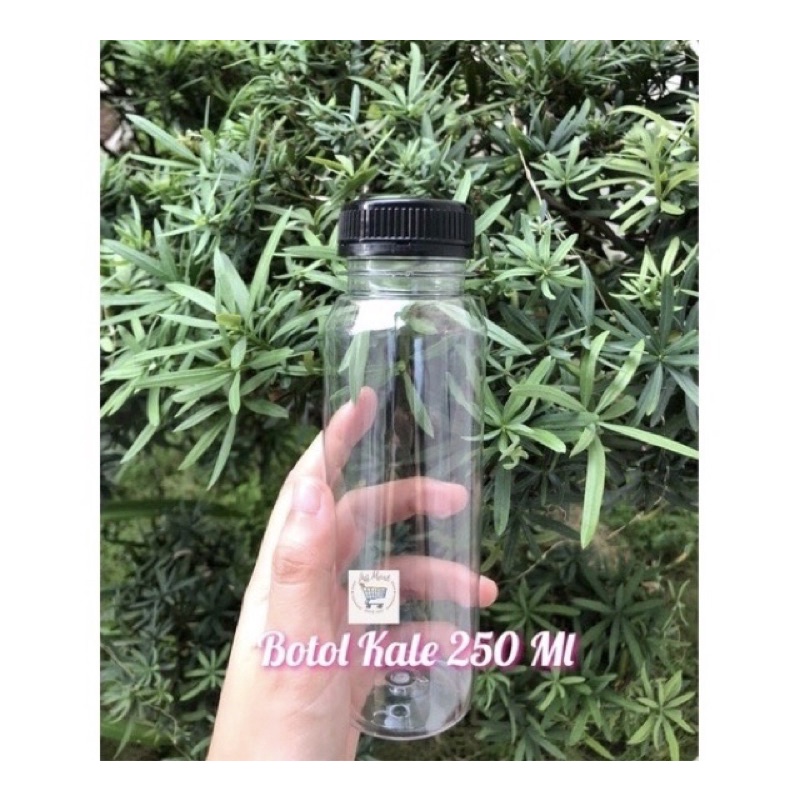 Jual Botol Kale Plastik 250 ml /Botol Jus / Botol Kopi isi 10 pcs ...